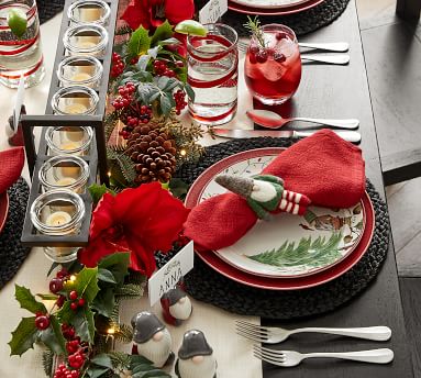 Red Ribbon Handcrafted Recycled Drinking Glasses | Pottery Barn