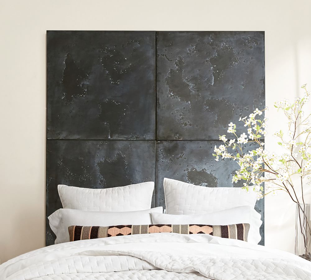 Oversized Zinc Tile Wall Decor | Pottery Barn