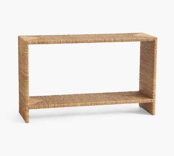 Malibu Woven Console Table | Pottery Barn