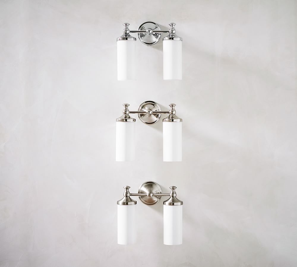 Mercer Double Tube Sconce | Pottery Barn