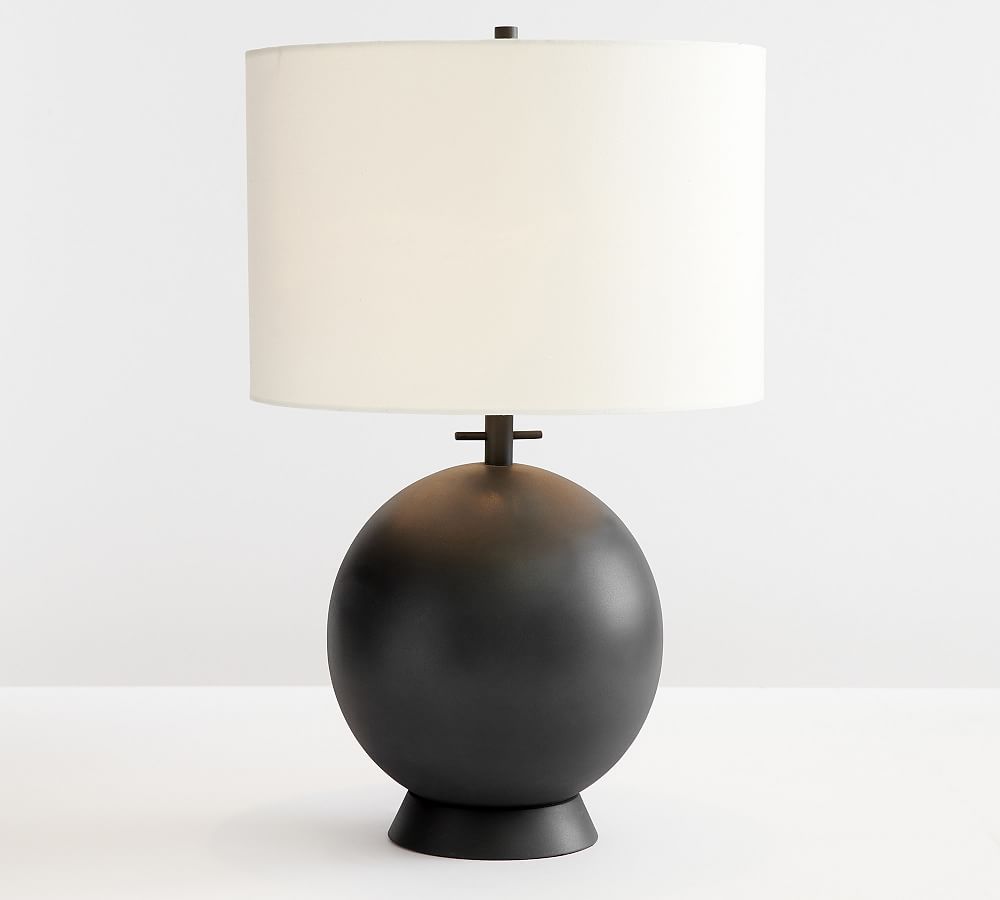 Caufield Metal Ball USB Table Lamp | Pottery Barn