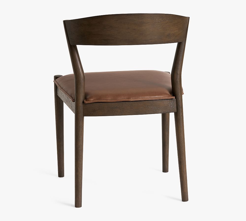 Milo Leather Dining Chair, Set of 2 | Pottery Barn