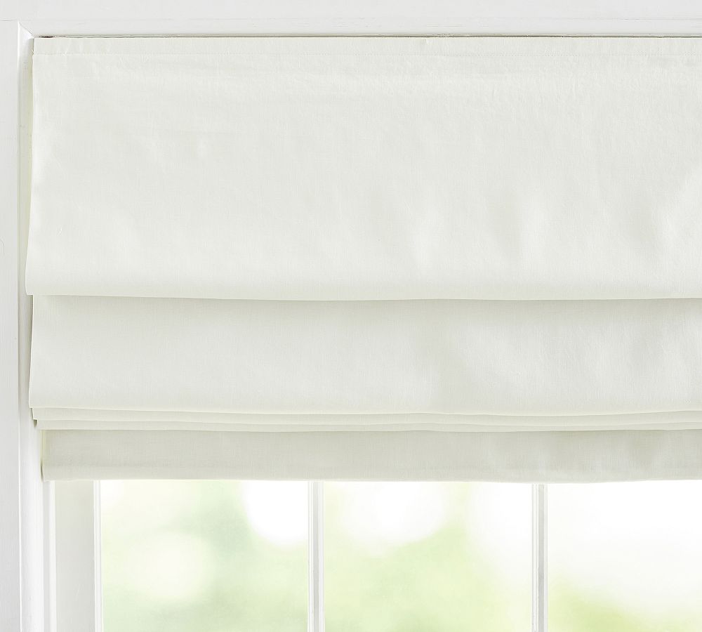 Belgian Flax Linen Blackout Shade | Pottery Barn
