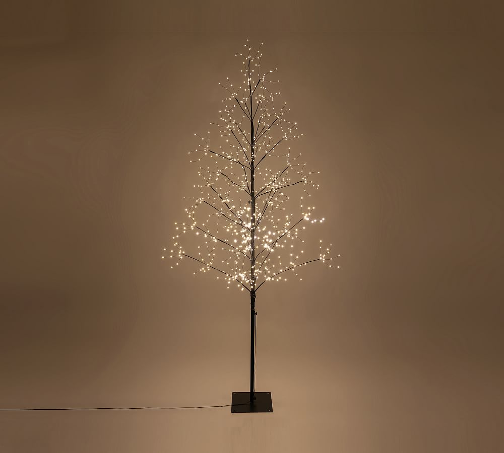 Halloween Black Fairy Lit LED Tree | Pottery Barn