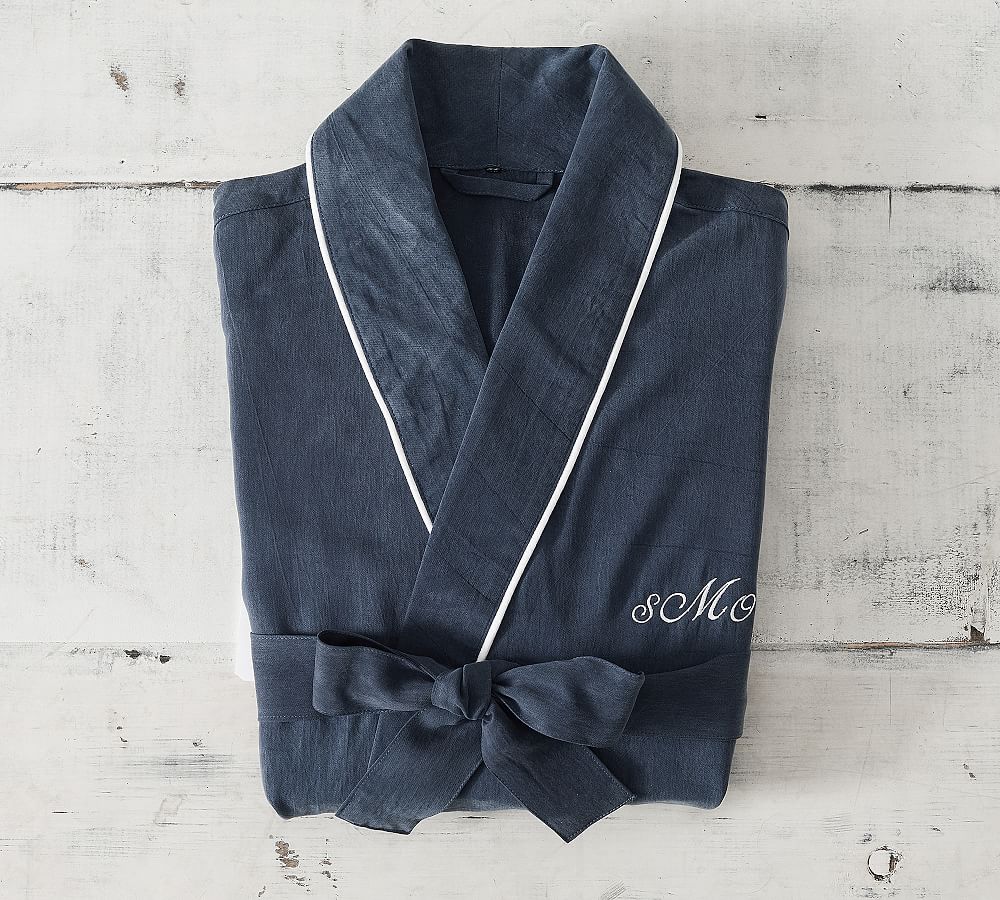 TENCEL™ Piped Robe | Pottery Barn