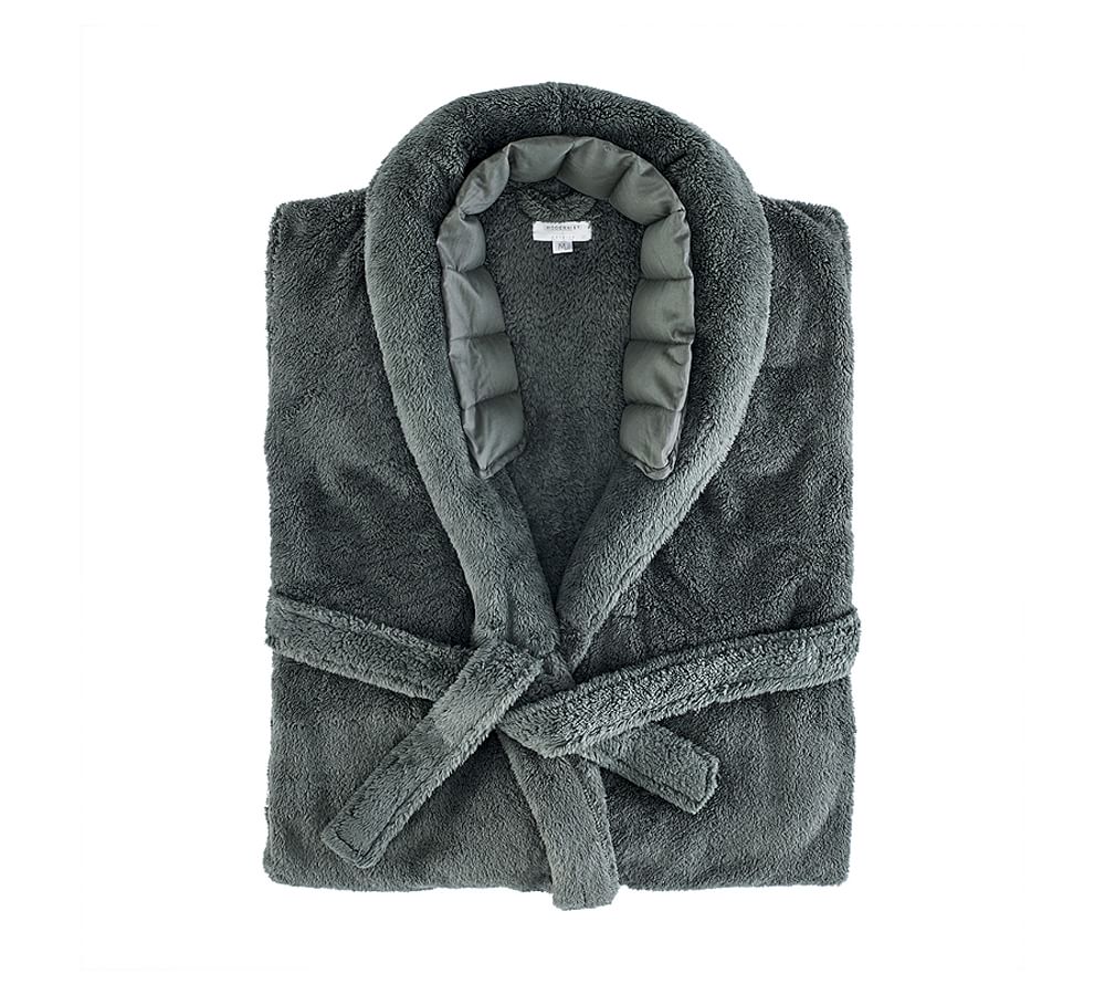 Gravity X Modernist Weighted Fleece Robe | Pottery Barn
