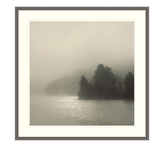 Lake Mist Framed Prints - 38" x 38" | Pottery Barn