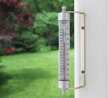 Indoor/Outdoor Wall Thermometer | Pottery Barn