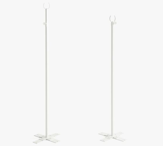 Outdoor Standing String Light Posts - Set of 2 | Pottery Barn