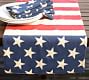 American Flag Linen/Cotton Table Runner | Pottery Barn