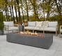 Burrows 70" X 32" Steel Rectangular Propane Fire Pit Table | Pottery Barn