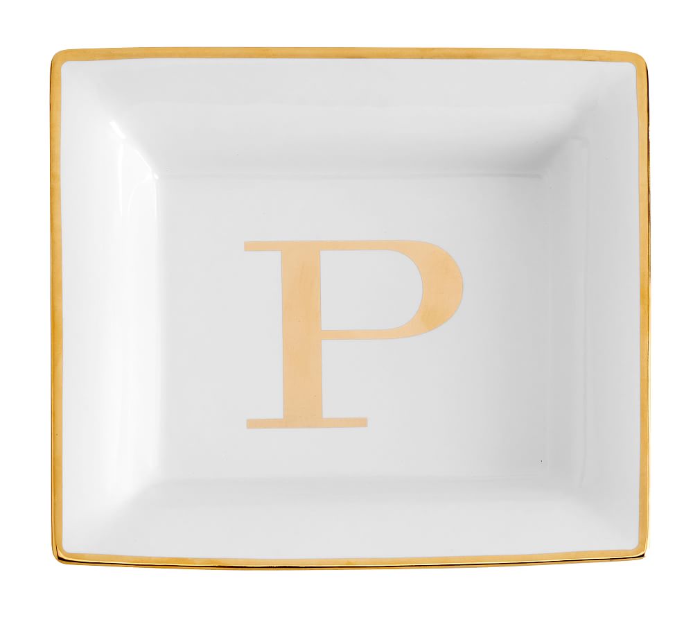 Alphabet Porcelain Catchall | Pottery Barn