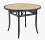 Elsinore Cane Round Dining Table | Pottery Barn