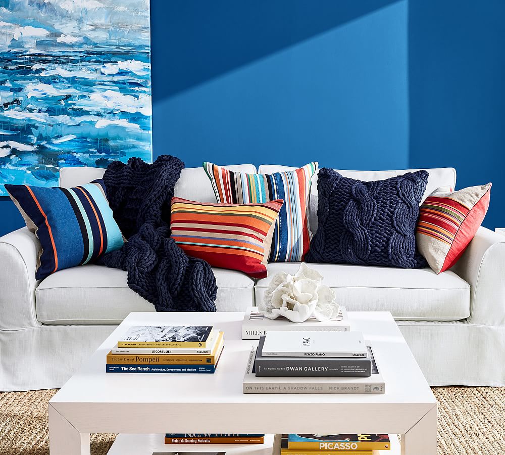 Radley Striped Pillow Cover | Pottery Barn