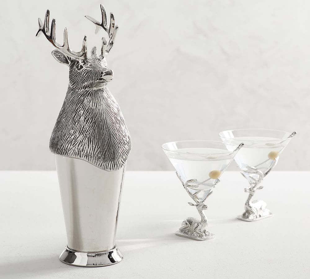 Stag Cocktail Shaker | Bar Accessories | Pottery Barn