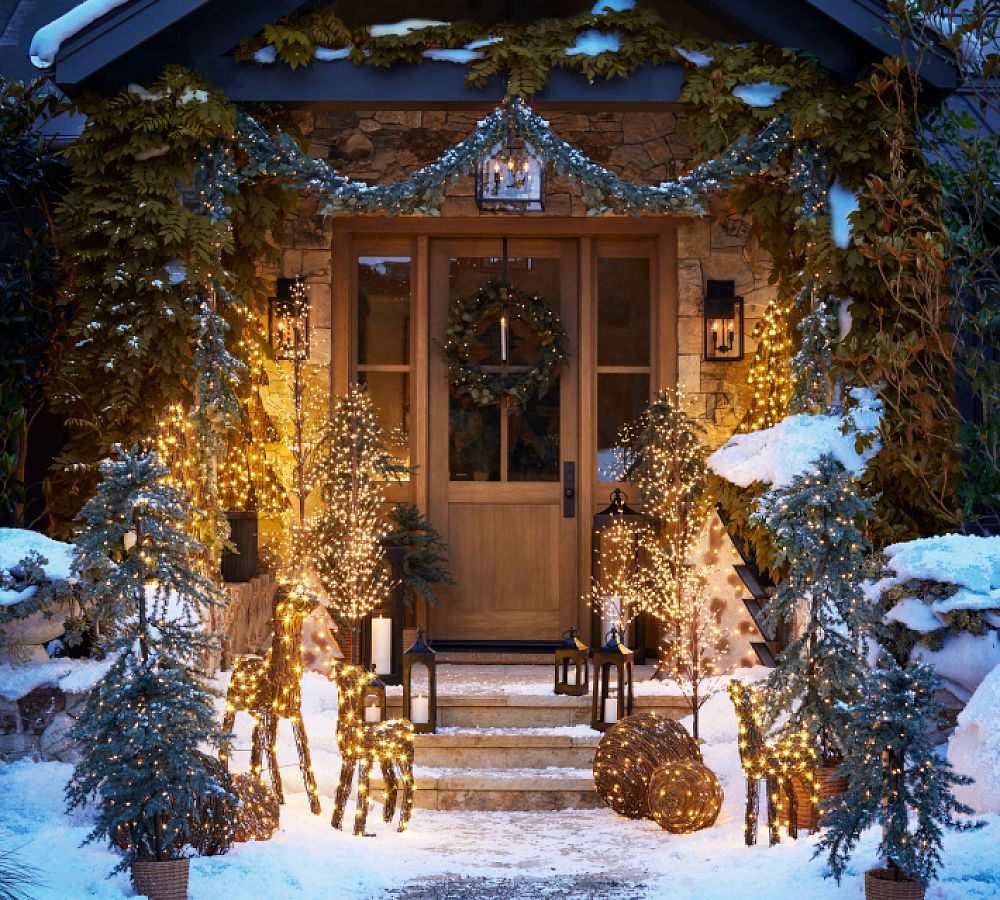 Lit Twinkling Twig Tree Pottery Barn