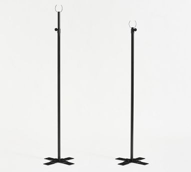 Outdoor Standing String Light Posts - Set of 2 | Pottery Barn