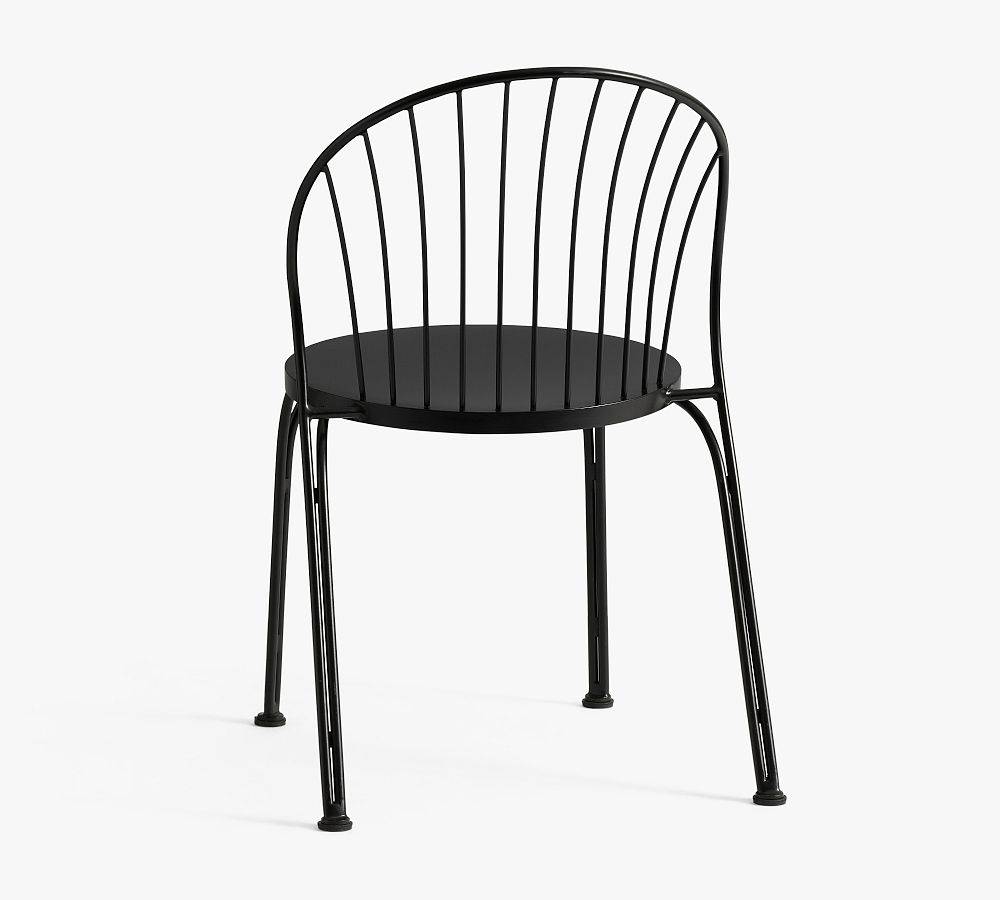 Metal Outdoor Stacking Bistro Chair | Pottery Barn