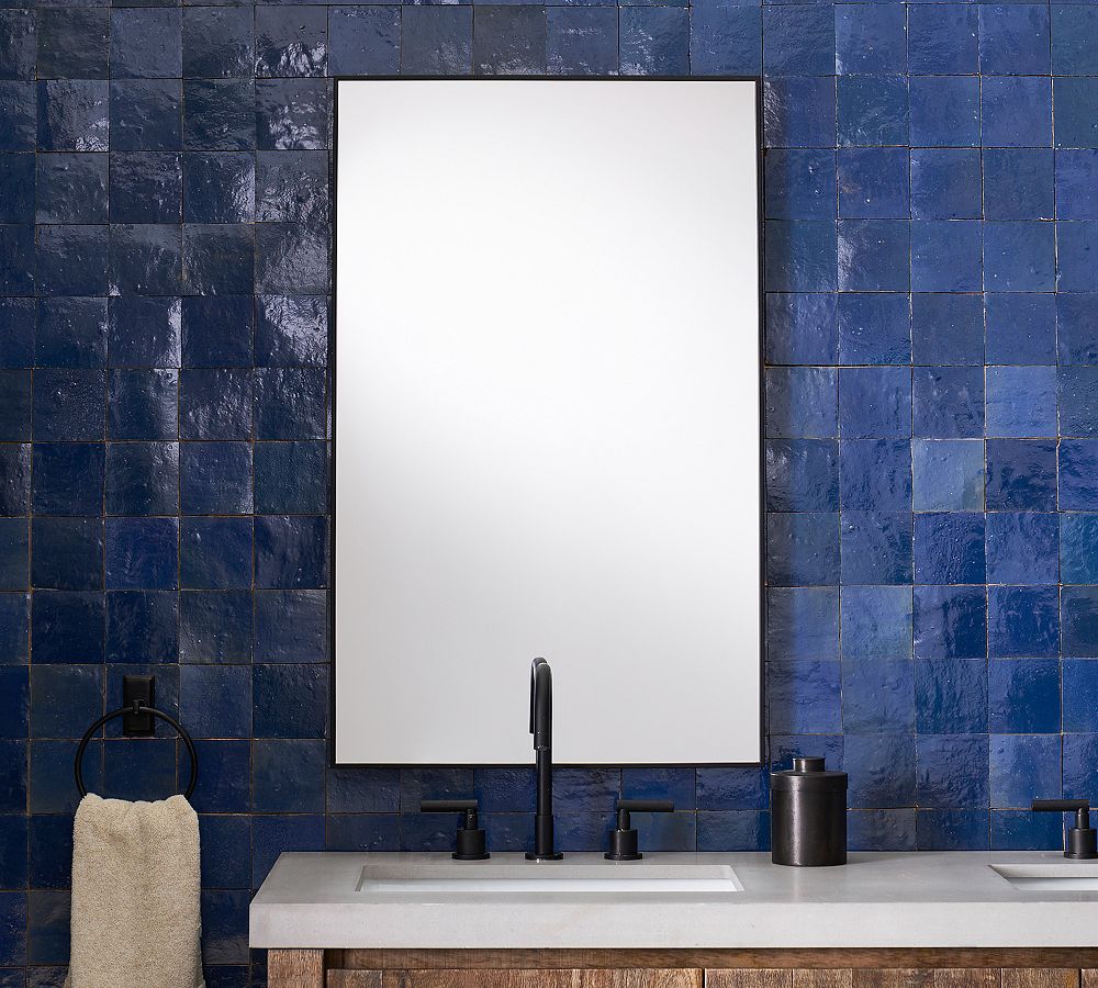 Linden Rectangular Mirror | Pottery Barn