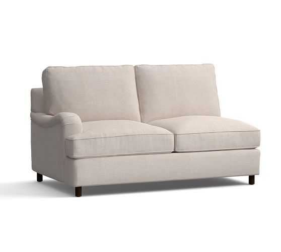 Build Your Own Box Edge PB English Arm Upholstered Sectional | Pottery Barn