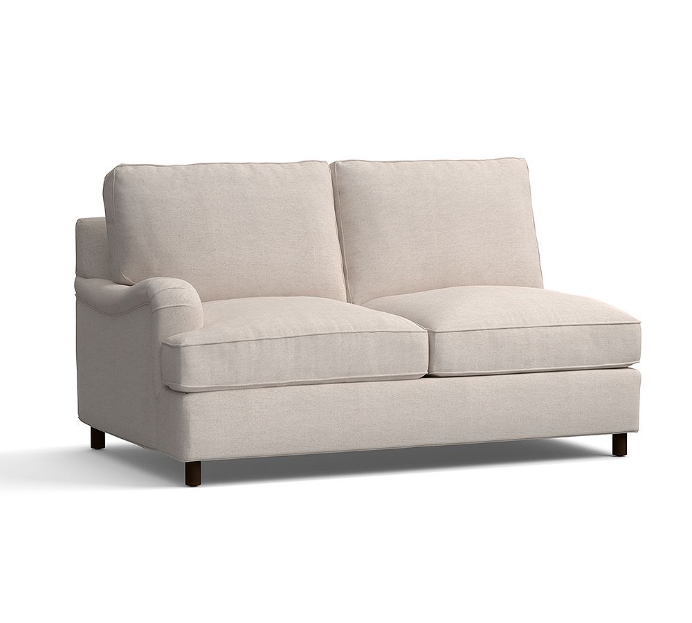 Build Your Own Box Edge PB English Arm Upholstered Sectional | Pottery Barn