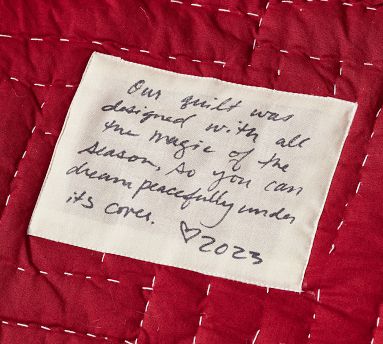 Arden Tree Handcrafted Applique Quilt | Pottery Barn