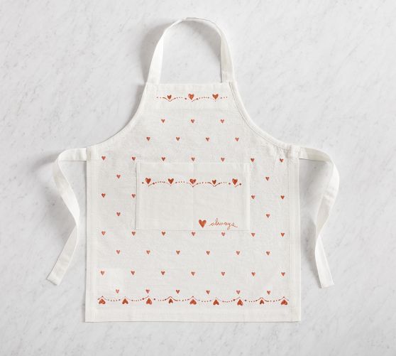 Painted Hearts Apron | Pottery Barn