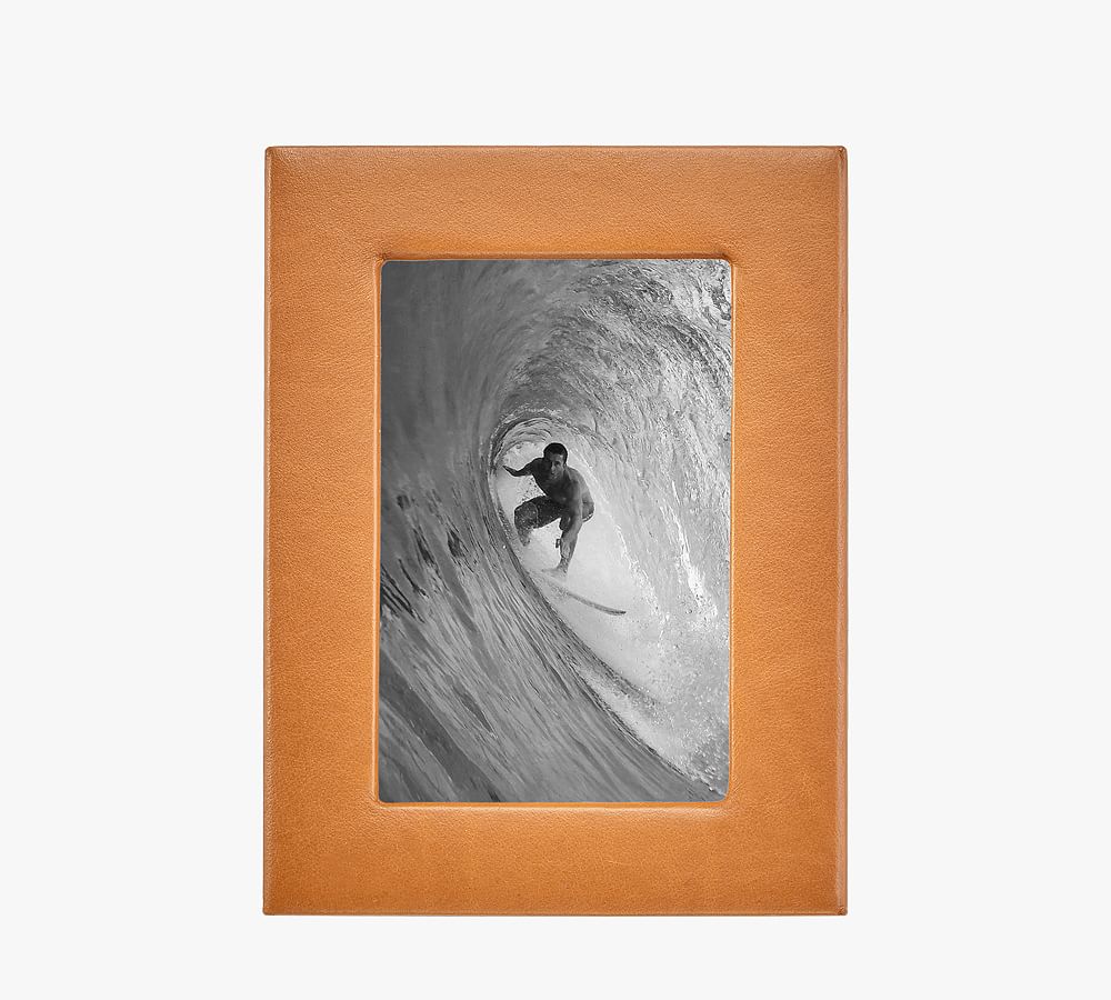 Handcrafted Leather Picture Frame | Pottery Barn