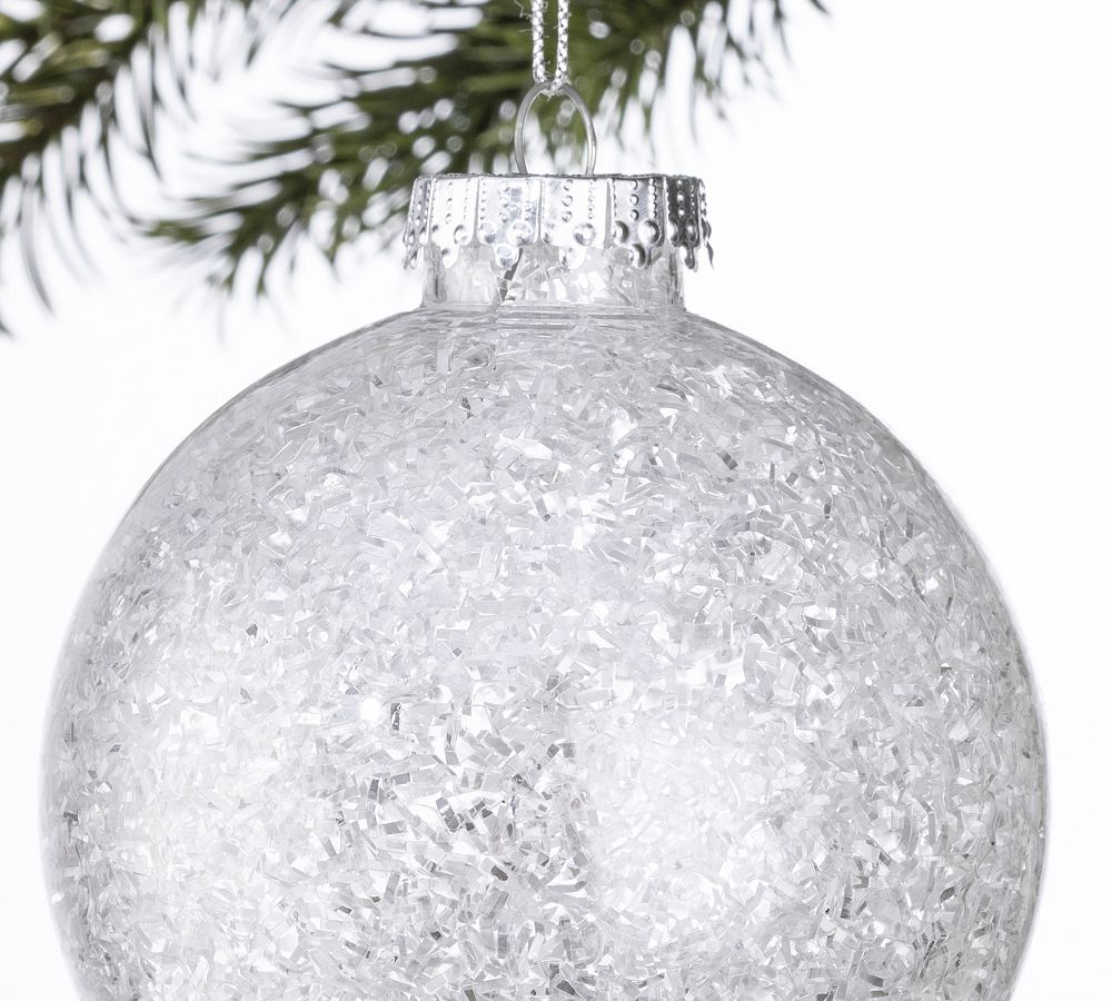 Shatterproof Winter White Ornament Sets | Pottery Barn