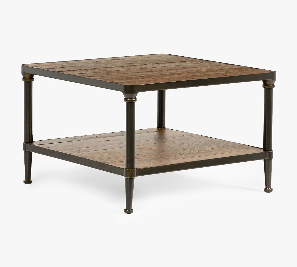 Juno Square Reclaimed Wood Bunching Coffee Table | Pottery Barn