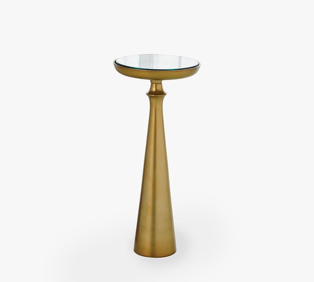 Chevy Round Metal Cocktail Table | Pottery Barn