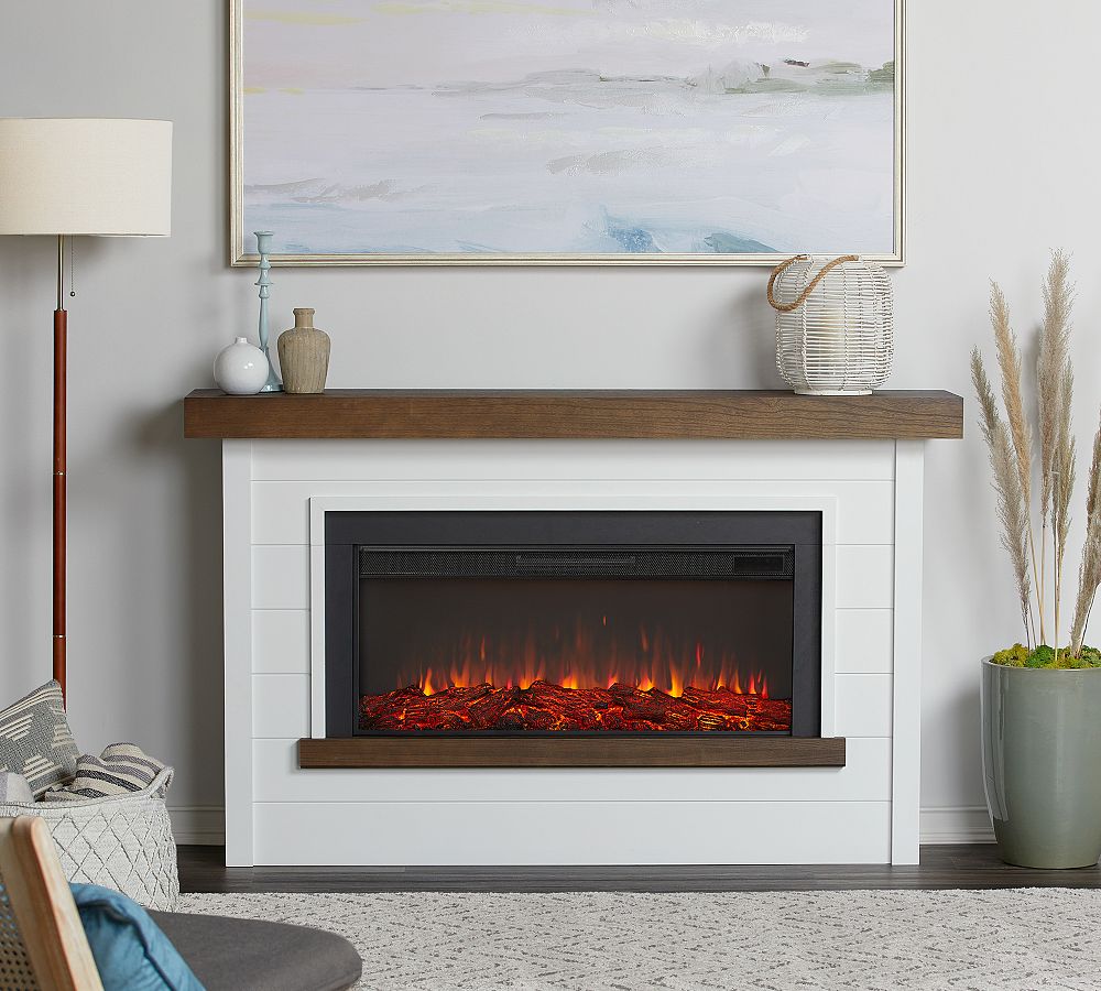 Alessio Electric Fireplace | Pottery Barn