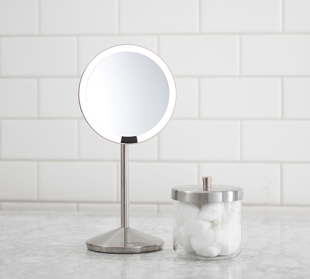 Simplehuman® Sensor LED Makeup Mirror | Pottery Barn