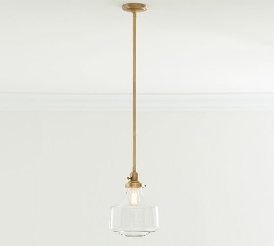 Schoolhouse Glass Pole Pendant | Pottery Barn