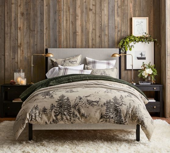 Rustic Forest Duvet Cover & Shams | Pottery Barn