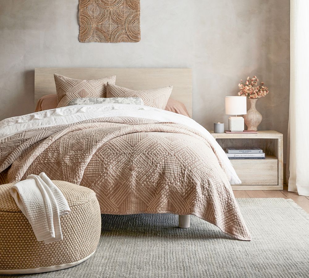 Sweet July Geo Coverlet | Pottery Barn