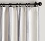 Riviera Striped Linen Cotton Blackout Curtain | Pottery Barn