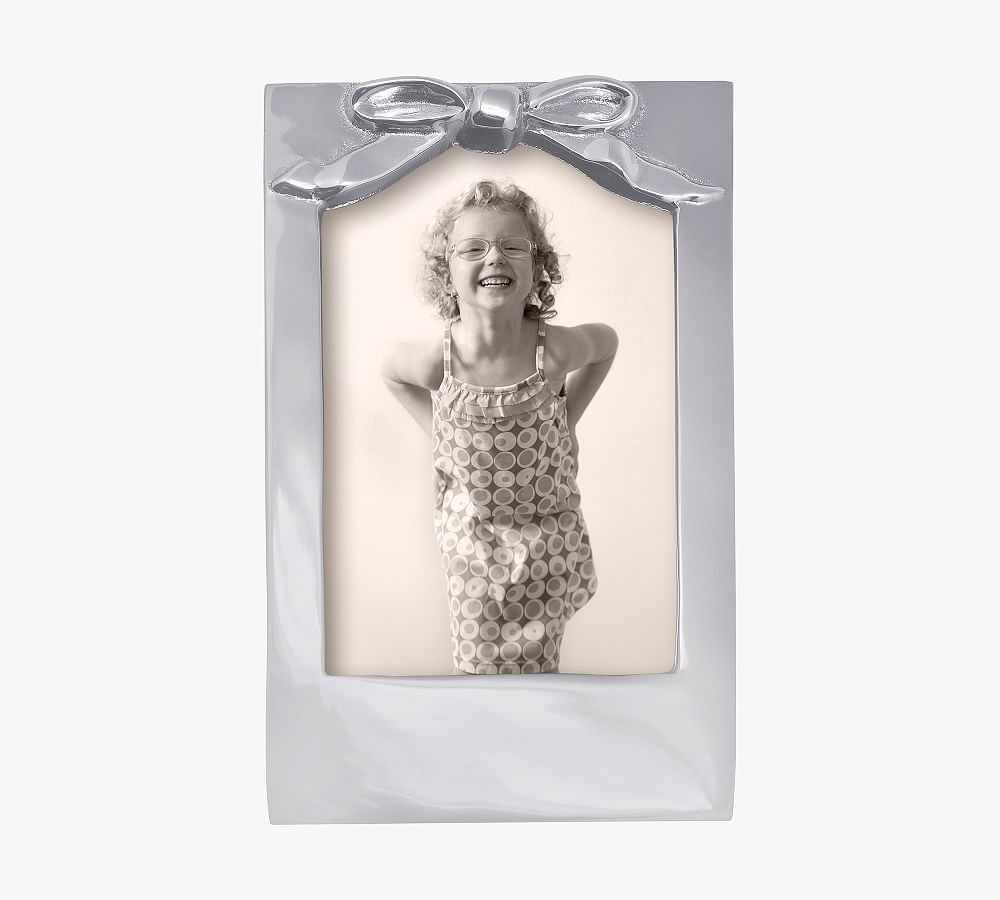 Silver Bow Picture Frame | Pottery Barn
