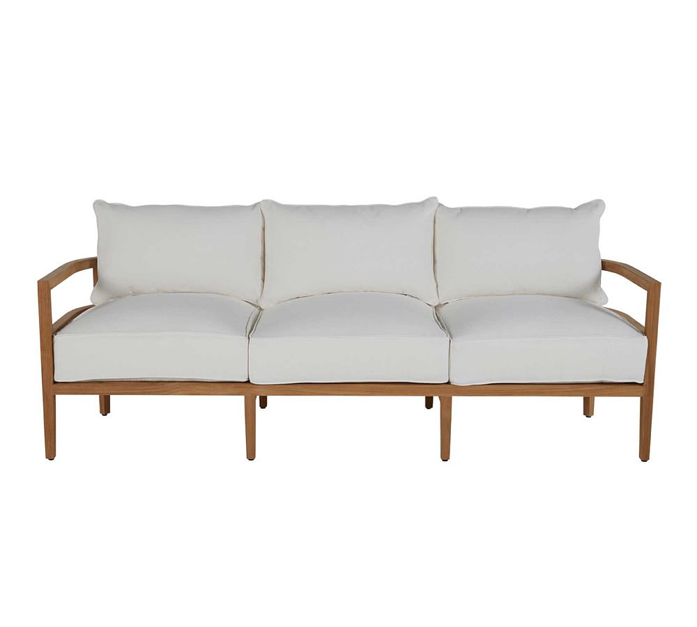 Oxeia Teak Outdoor Sofa | Pottery Barn