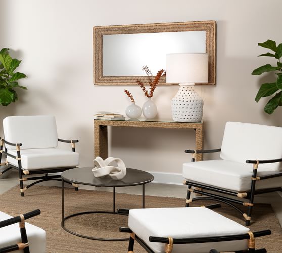 Logan Seagrass Console Table | Pottery Barn