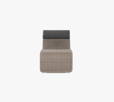 Tilly Woven Outdoor Chaise Lounge | Pottery Barn