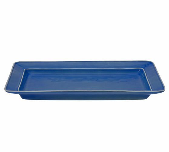 Cambria Handcrafted Stoneware Rectangular Serving Platter | Pottery Barn