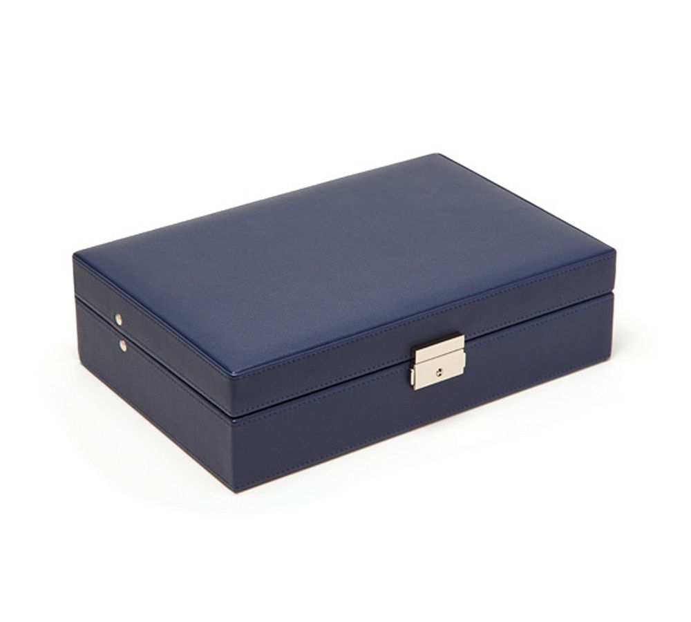 Kennedy Vegan Leather Single Hinged Jewelry Box | Pottery Barn