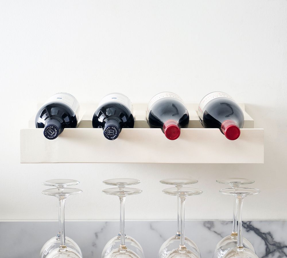 Brighton Entertaining Wine Storage Shelves | Pottery Barn