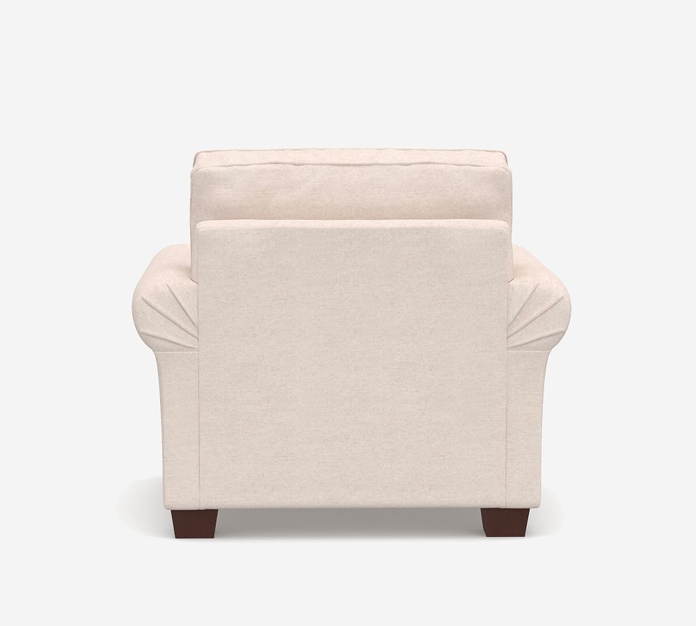 PB Comfort Roll Arm Upholstered Armchair | Pottery Barn