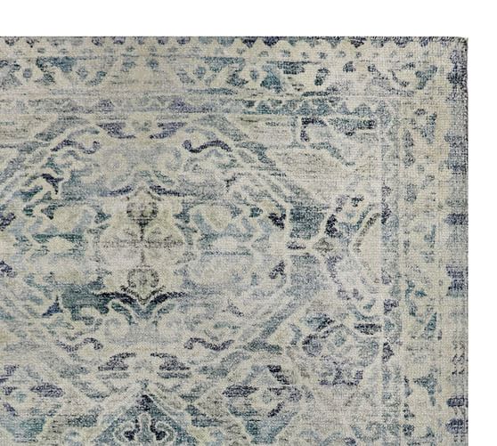OPEN BOX: Jade Printed Handwoven Rug | Pottery Barn