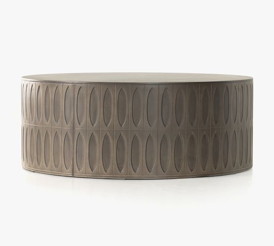 Colorado Round Concrete Coffee Table | Pottery Barn