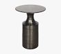 Luciano Round Metal Accent Table | Pottery Barn