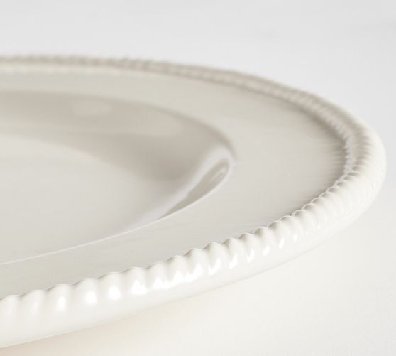 Heirloom Rope Rim Stoneware Dinner Plates | Pottery Barn