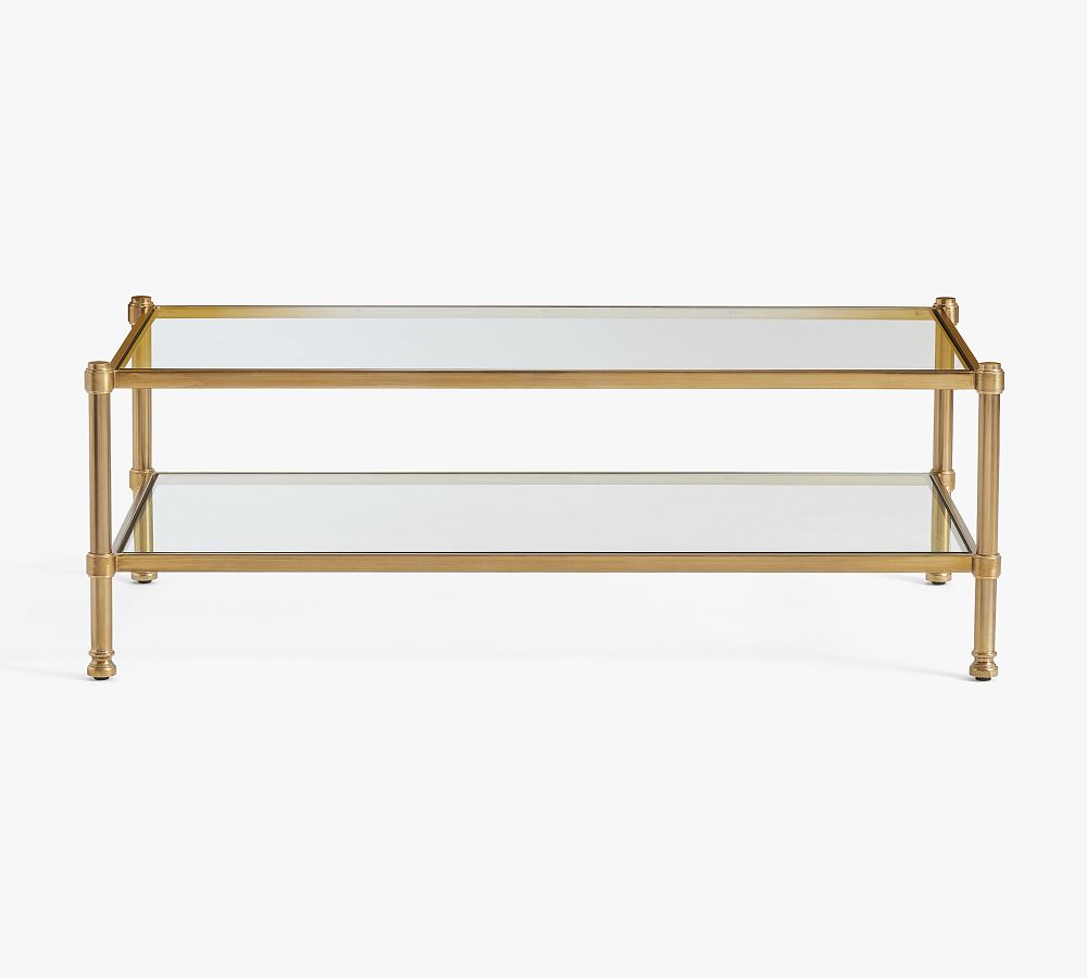 Everson Rectangular Glass Coffee Table | Pottery Barn